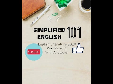 CSEC ENGLISH B 2018 PAPER 1 WITH ANSWERS - PART 2 - YouTube