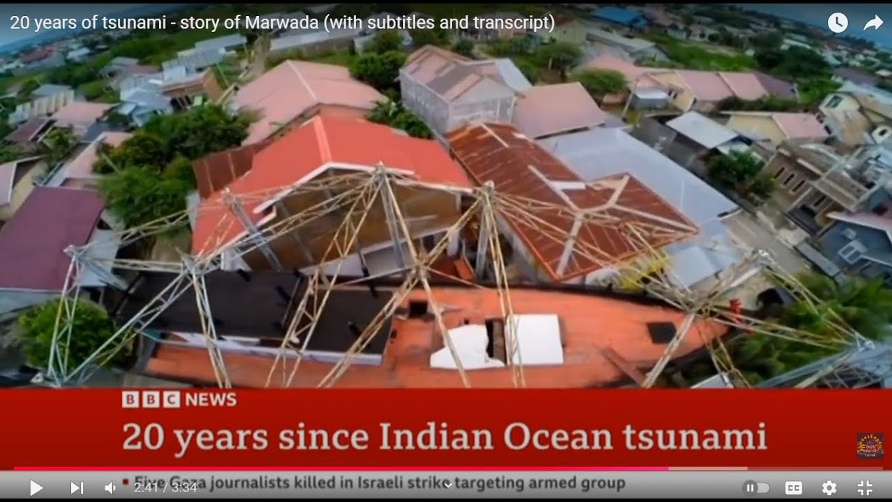 20 years of tsunami - story of Marwada (with subtitles and transcript ...
