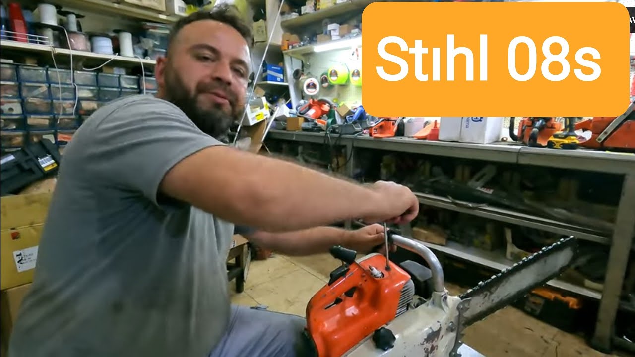 STIHL 08s STARTER ve KARBÜRATÖR BAKIMI - YouTube