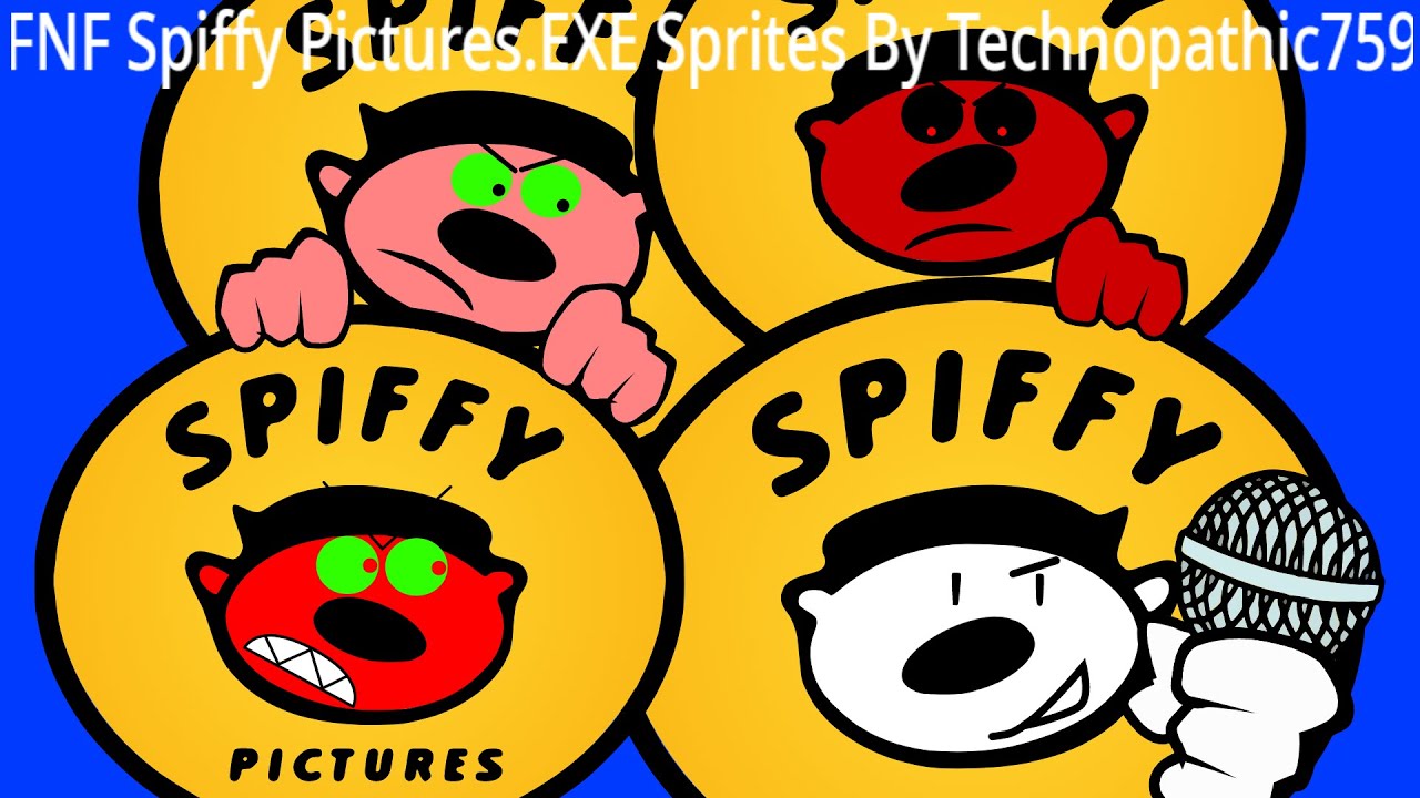 FNF Spiffy Pictures.EXE Sprites By Technopathic759 (v1.0) - YouTube