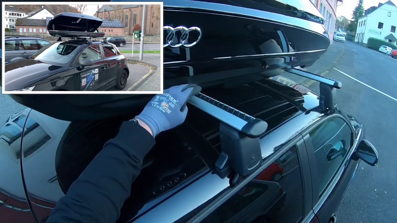 Audi Skibox Dachbox 300 Liter Schwarz 8V0071200 Y9B Audi A1/S1 ...