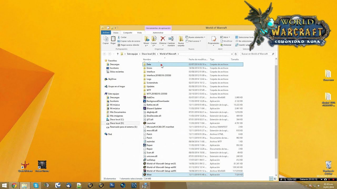 Como modificar el Realmlist Wow Aura / Uxia - YouTube