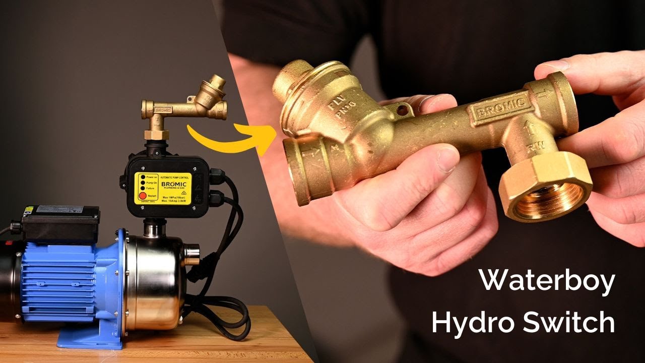 Bromic Waterboy Hydro Switch - Rain to Mains Changeover Valve - YouTube