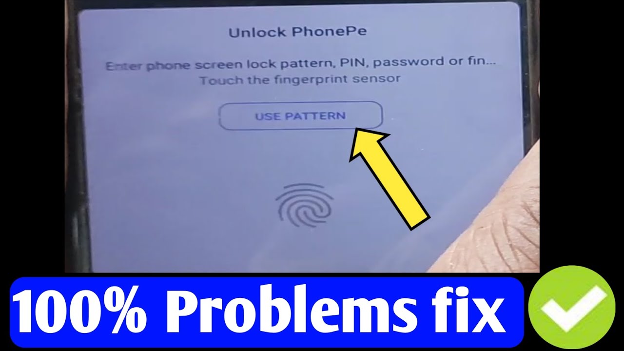 Fix PhonePe enter phone screen || Enter phone screen lock pattern, PIN ...