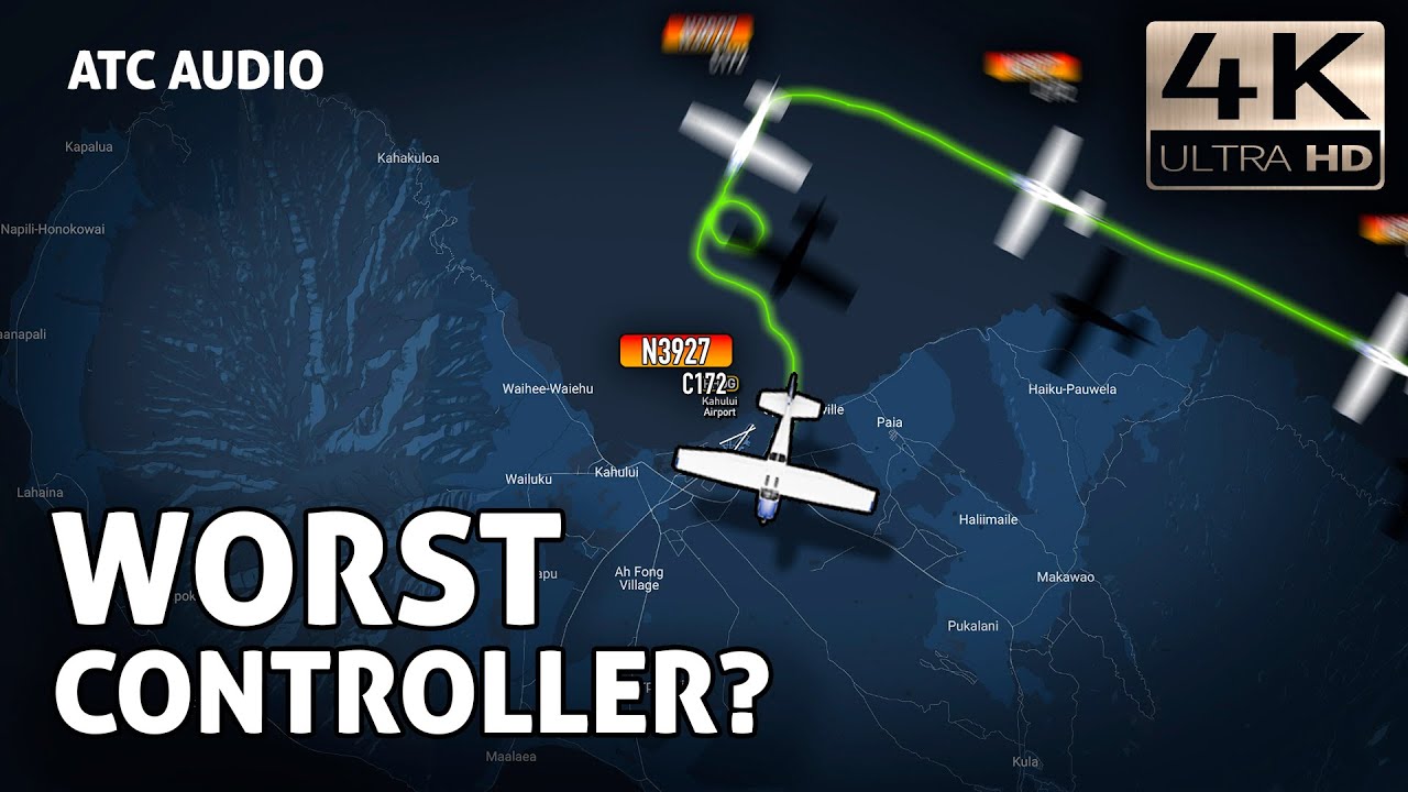 "Listen, take a deep breath and get me out of this!". Real ATC Audio ...