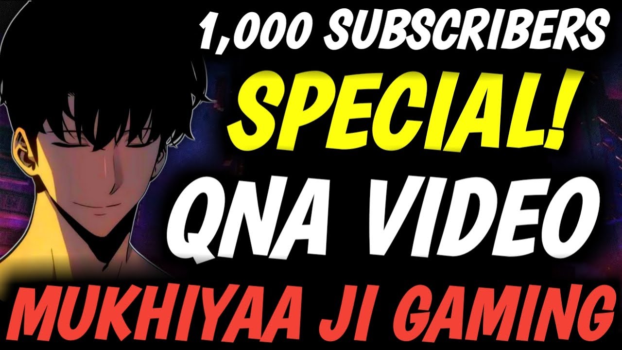 1000 subscribers special First QnA #India - YouTube