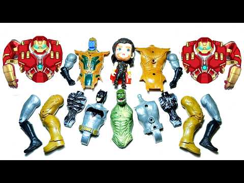 AVENGERS TOYS MARVEL'S, BATMAN VS THANOS VS LIZARD VS SIRENHEAD VS THOR