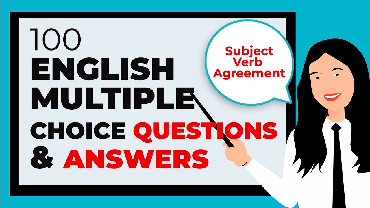 100 English multiple choice questions and answers for your exams. - YouTube