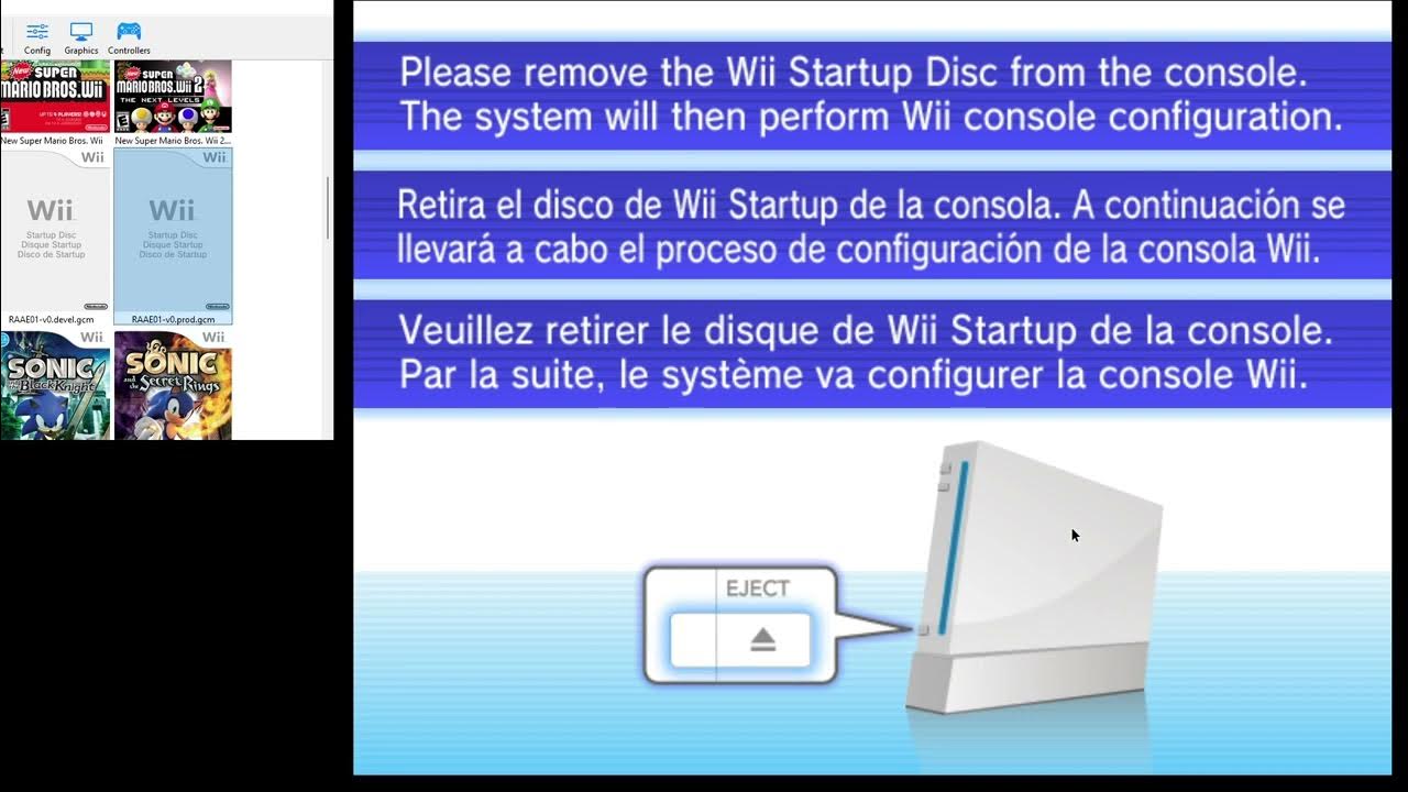 What happens when you force the Wii Startup Disc to load from the Wii ...
