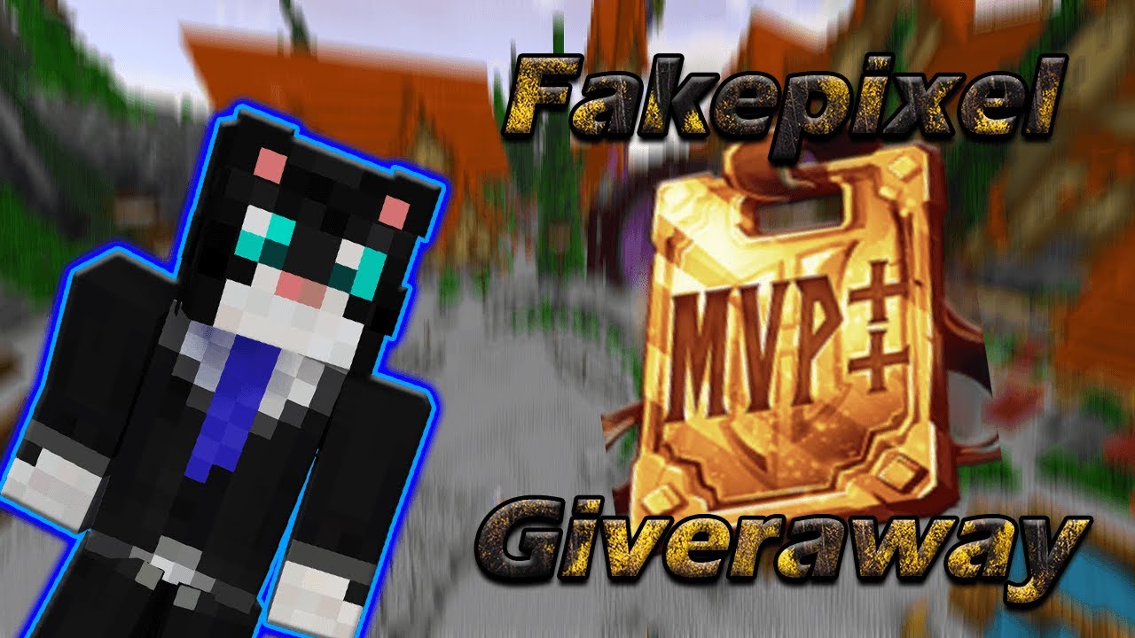 Fakepixel MVP++ rank giveaway!!! - YouTube