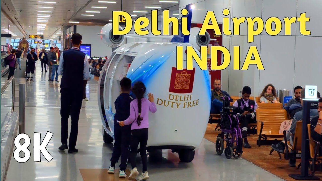 8K Tour: Discover the Surprises of Delhi Airport Terminal 3! दिल्ली ...
