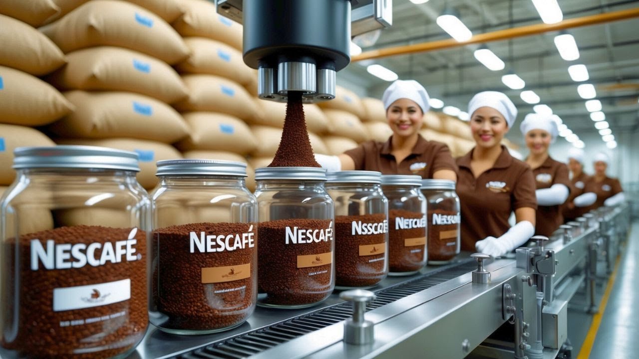 How Instant Coffee Is Made Inside the Factory - YouTube