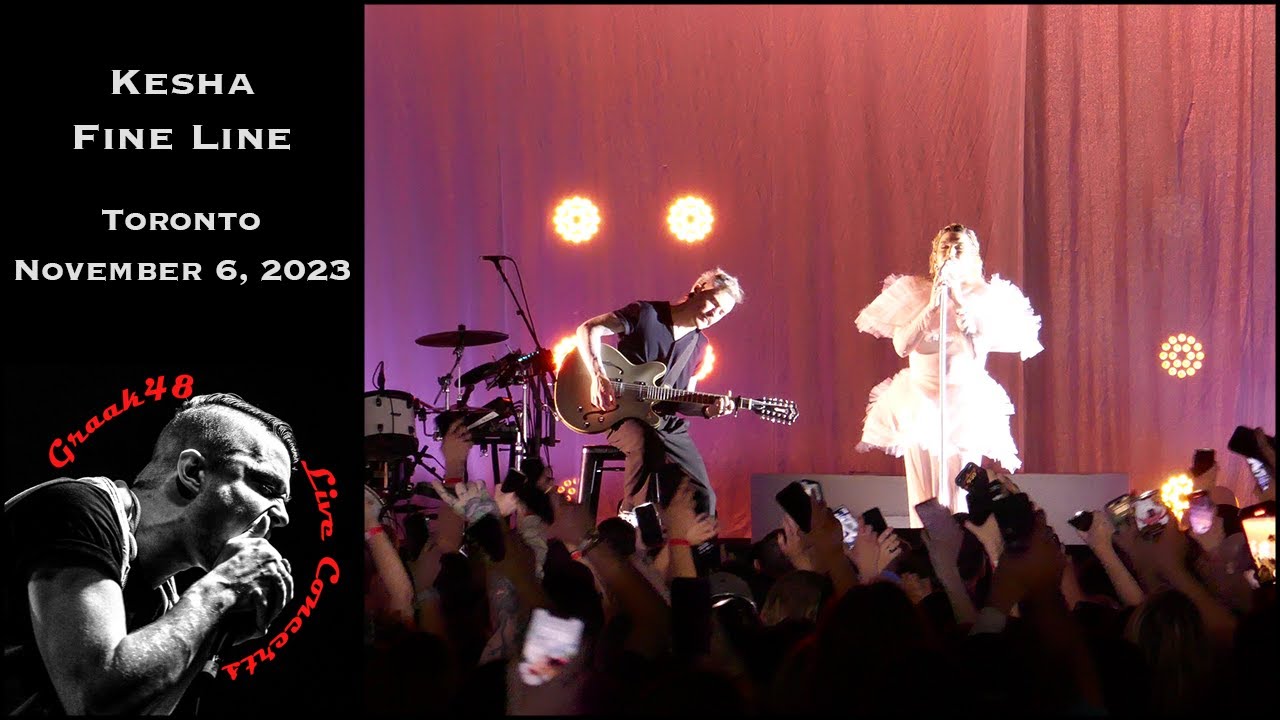 Kesha - "Fine Line" - Toronto - November 6, 2023 - YouTube
