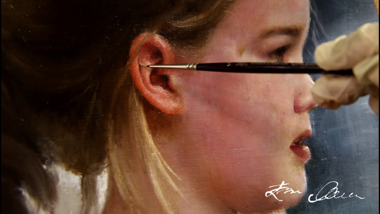 Painting an ear - YouTube