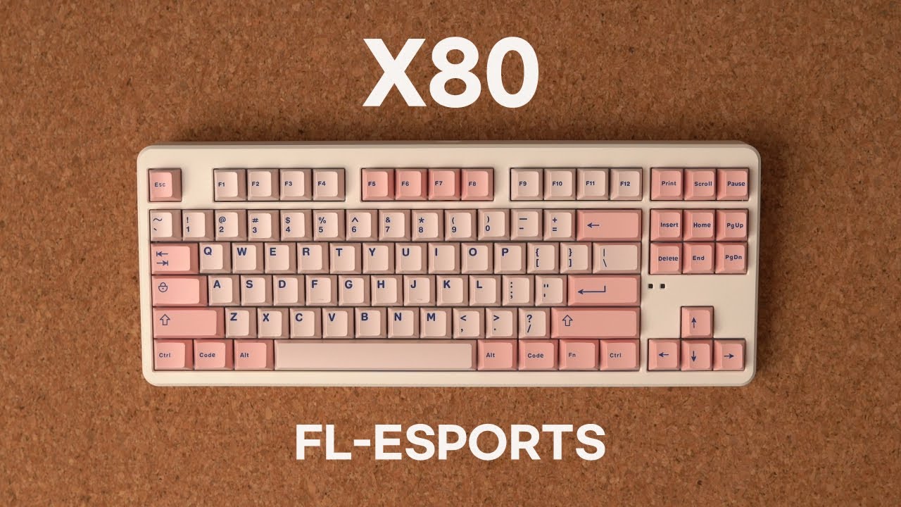 행사가 59,000원 커스텀 키보드의 재미를 저렴하게 느껴보세요 FL-ESPORTS X80 플라스틱 커스텀 기계식키보드 ...