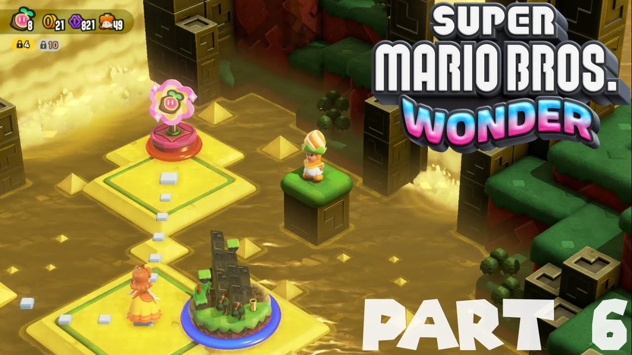 Super Mario Bros. Wonder - Part 6 (Shining Falls) - YouTube