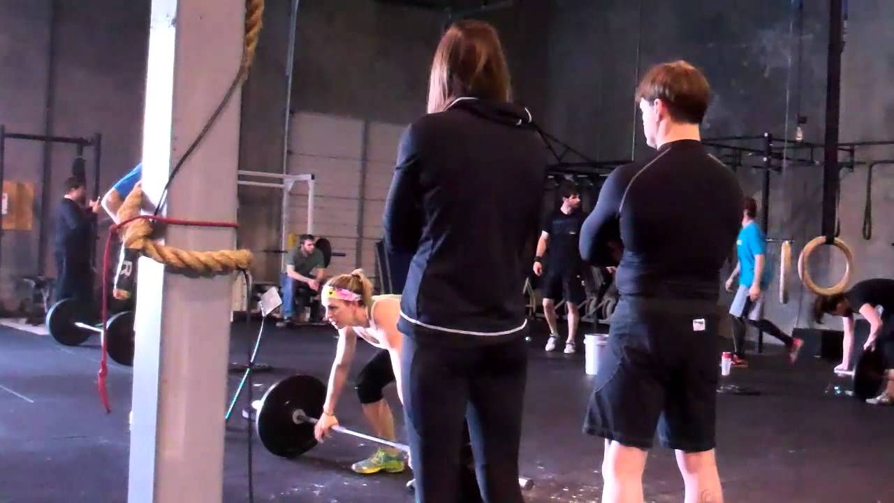 Kate Bartemus - Crossfit Games 2012 Sectional WOD 2 - 60 Reps - YouTube
