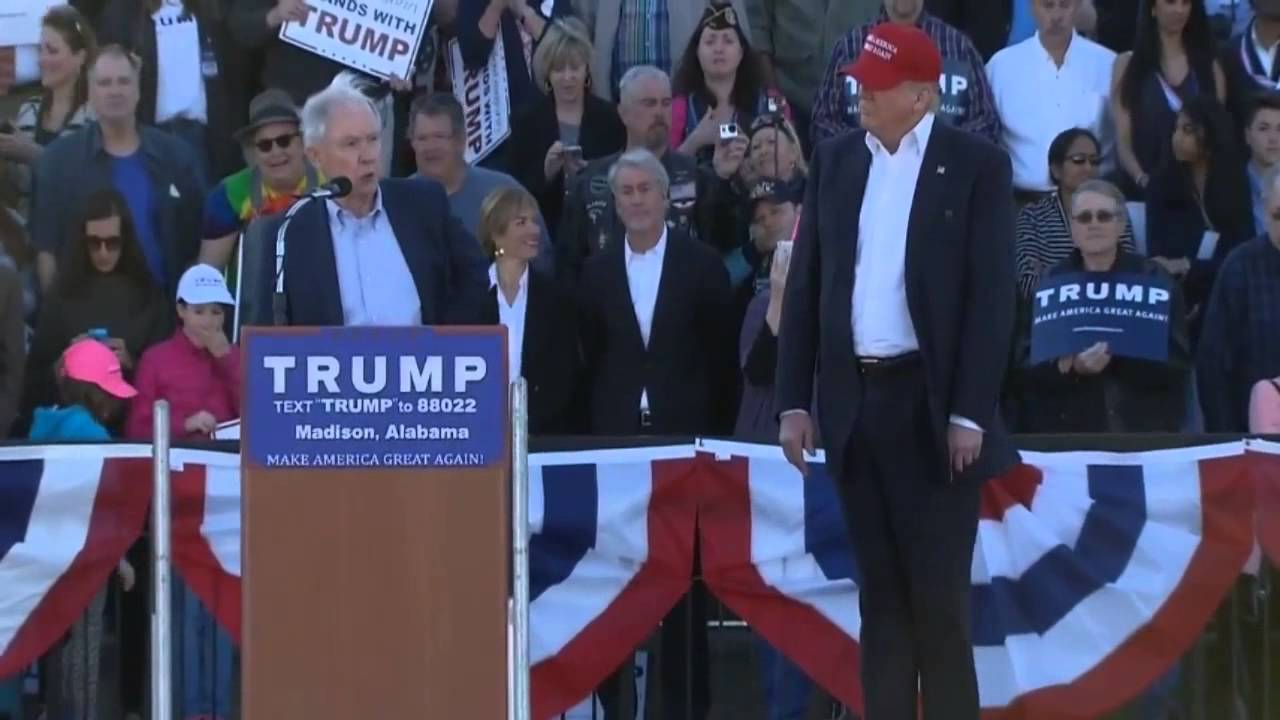 FULL: Jeff Sessions Endorses Donald Trump At Alabama Rally! - YouTube