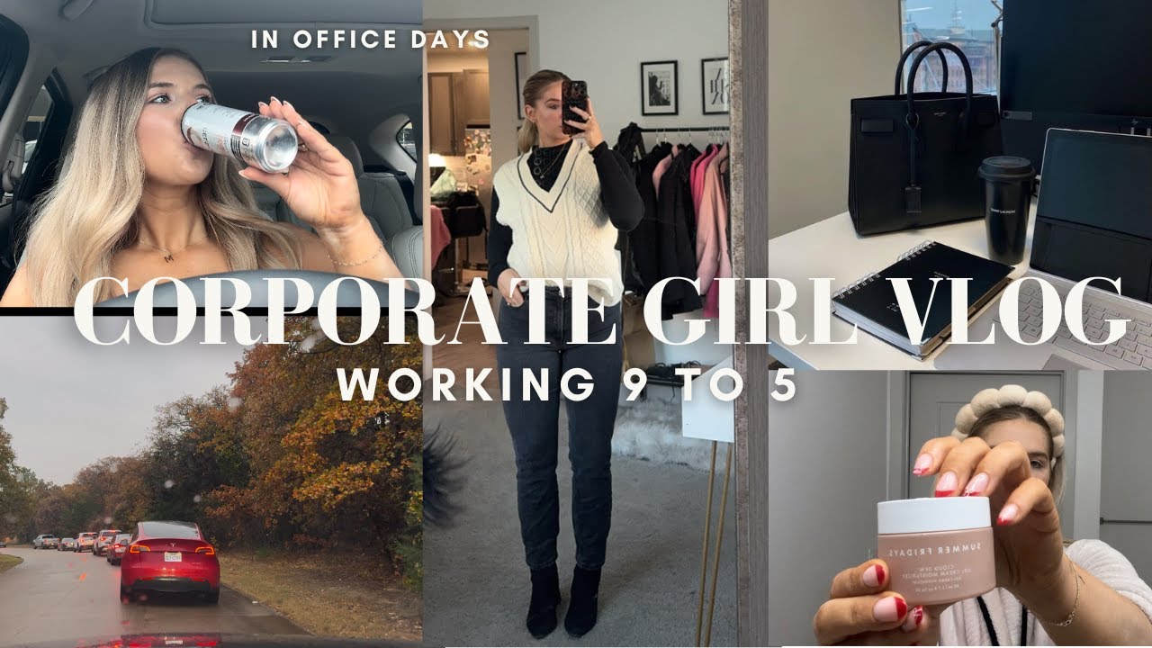 REALISTIC WORK WEEK IN MY LIFE | 9 to 5 in office days working in ...