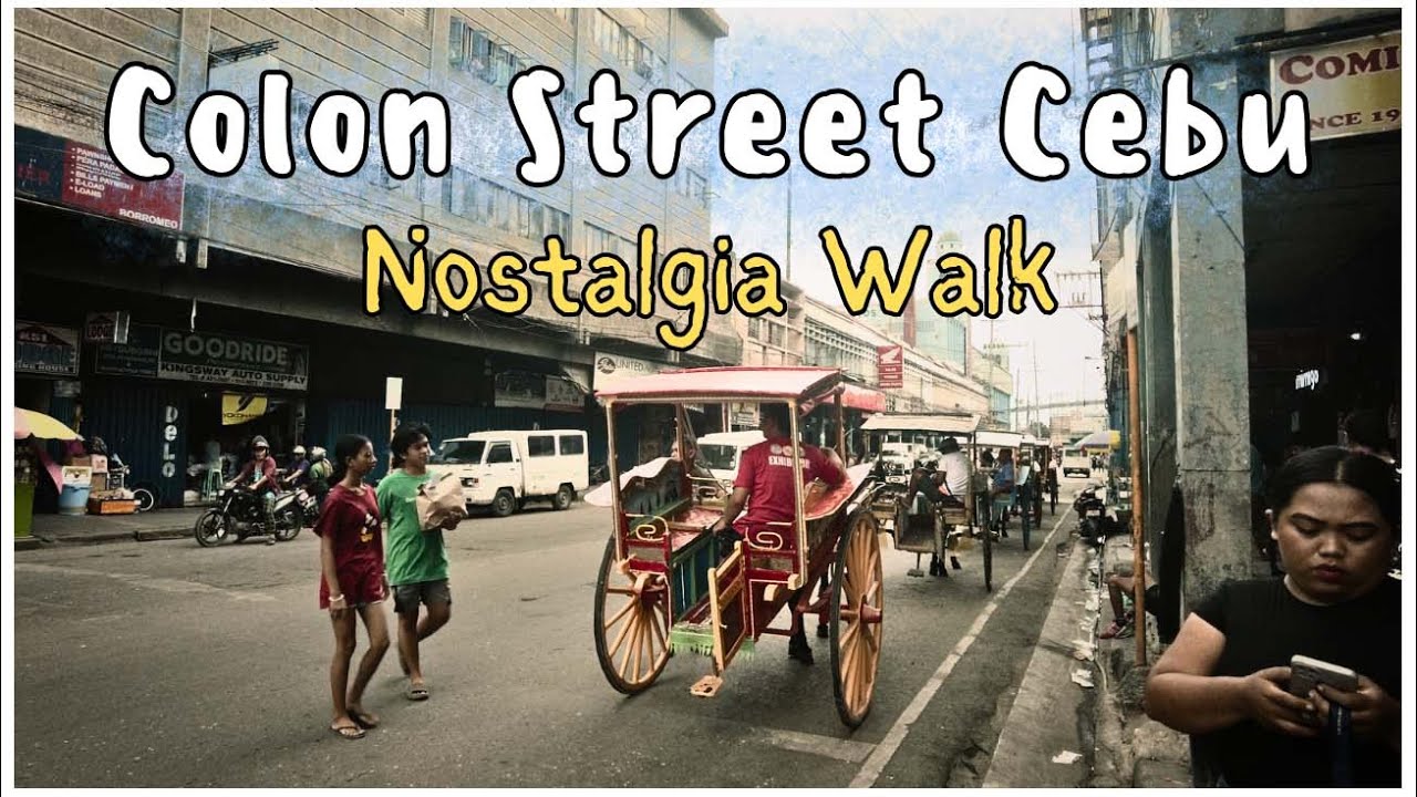 Afternoon Walk at Colon Street Cebu City in 2024 - The Oldest Street in ...