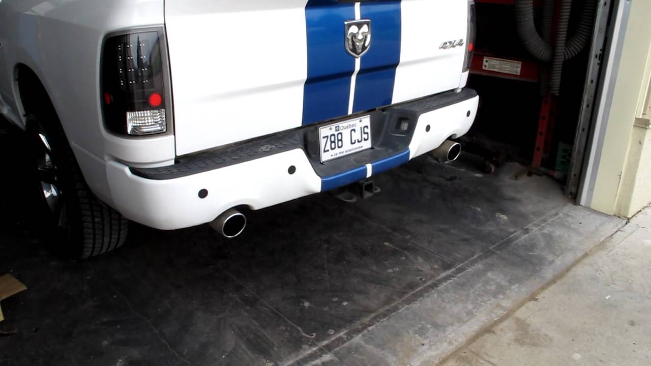 Dodge RAM 1500 with Varex silencer - YouTube