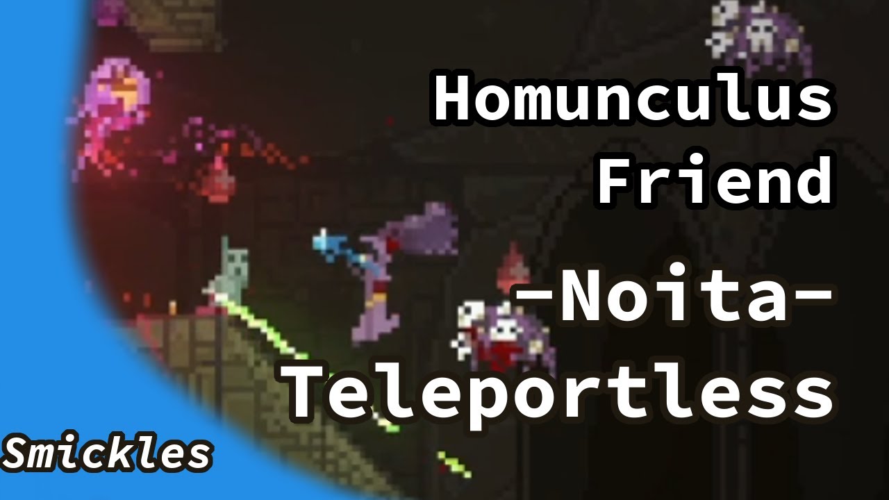Homunculus Friend - Noita - Teleportless Speedruns #141 - YouTube