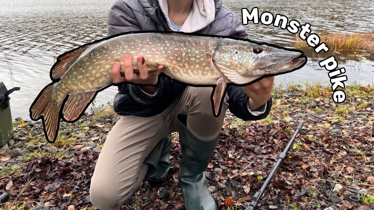 Monster PB pike caught from the secret Loch | Pike fishing Scotland ...