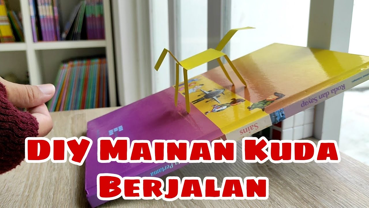 DIY Mainan Kertas Kuda-kudaan Berjalan | Paper Toys - YouTube