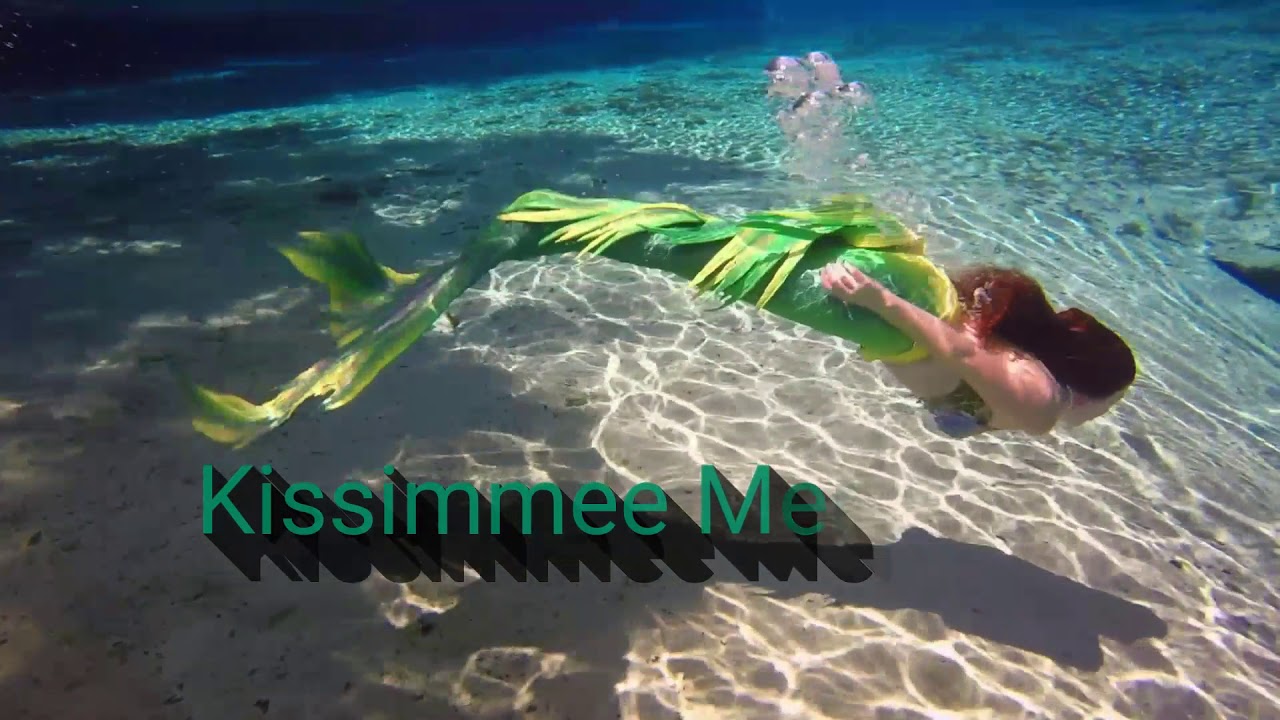 Mermaid swimming in springs - YouTube