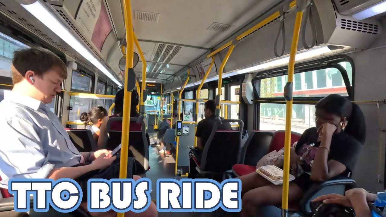 TTC 56 Bus Ride from Eglinton Station to Donlands #8812 - YouTube