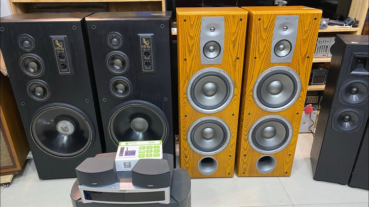 “Da báo” Jbl Nd-310ii Infinity Sm155 Fisher Xp10 và Bose 321 - YouTube
