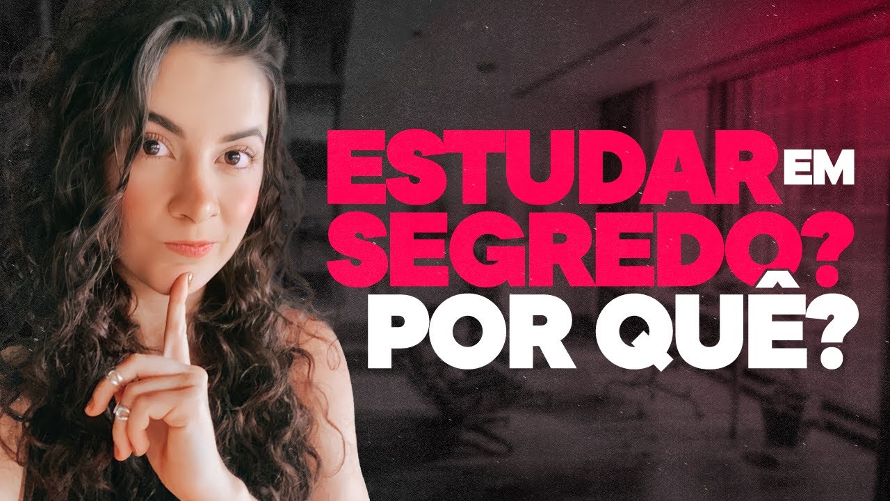 NÃO CONTE PARA NINGUÉM QUE ESTÁ ESTUDANDO? | Laura Amorim - YouTube