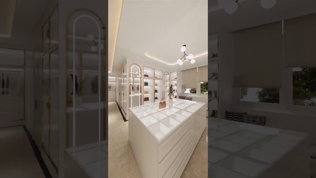 Walk-in Closet #sketchup #render #enscape #interiordesign #3dmodeling ...