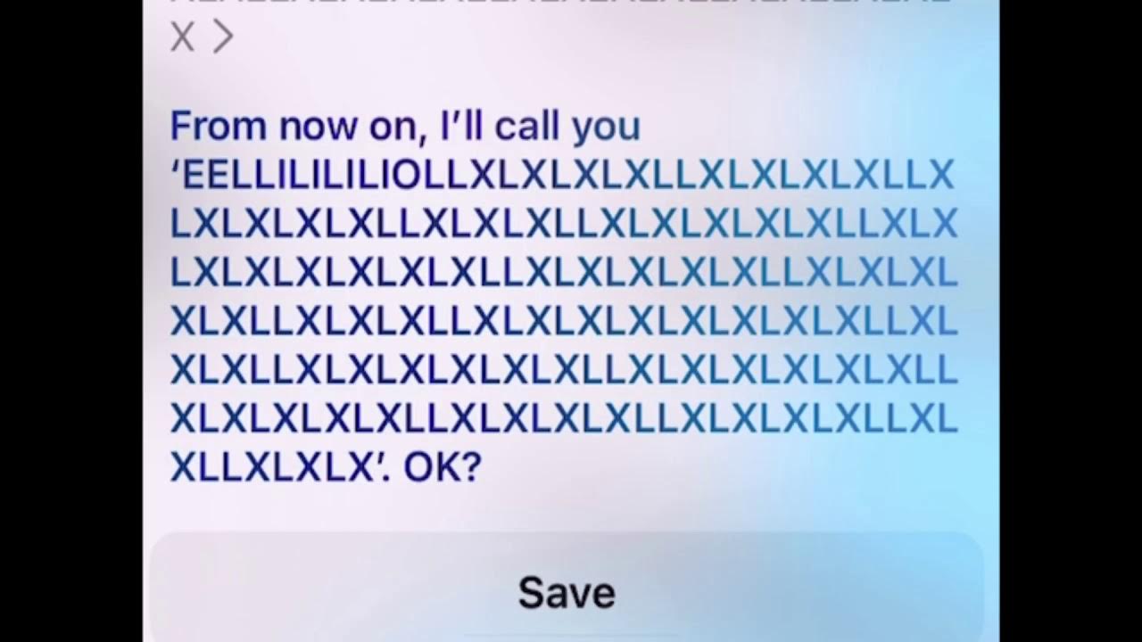 Siri is having a seizure - YouTube