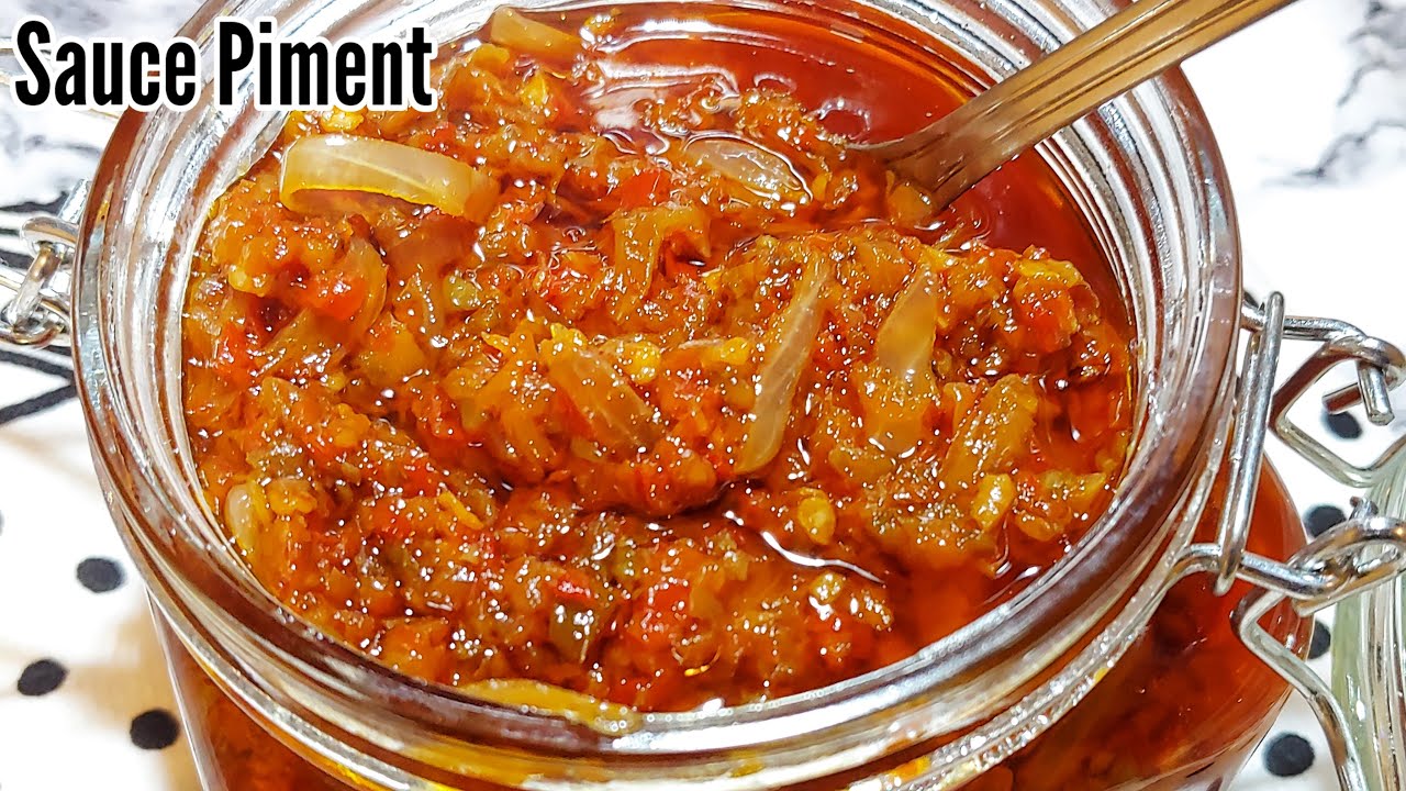 Une Autre Façon de Faire Du Piment De Table || Sauce Piment || Hot ...