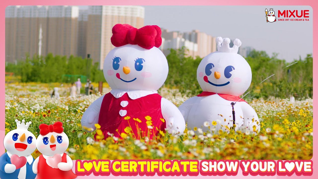 MIXUE Valentine's Day - Snow King & Snow Girl - YouTube
