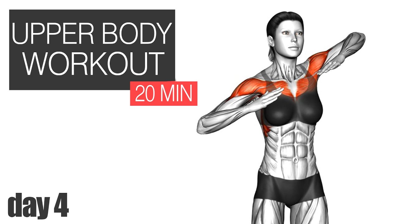 20 Min Complete UPPER BODY Workout | Perfect Arms, Back and Chest - YouTube