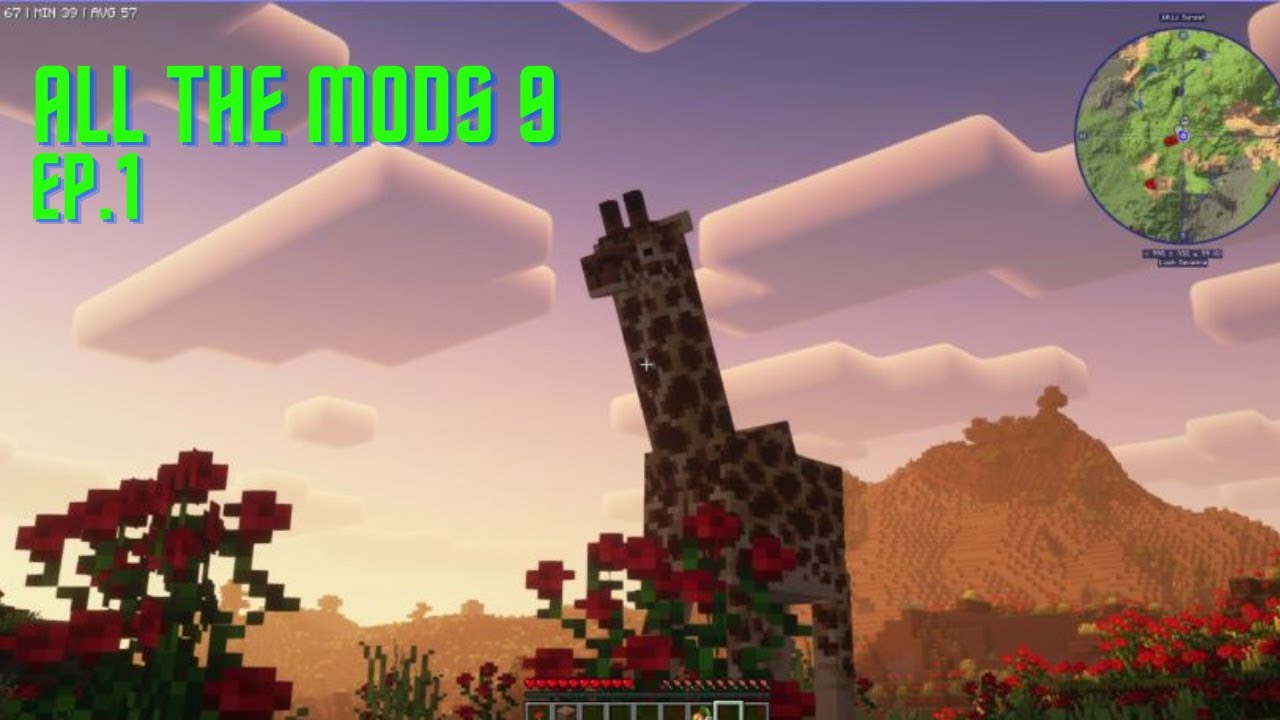 Minecraft All the Mods 9 Playthrough! Giraffe? {EP:1} - YouTube