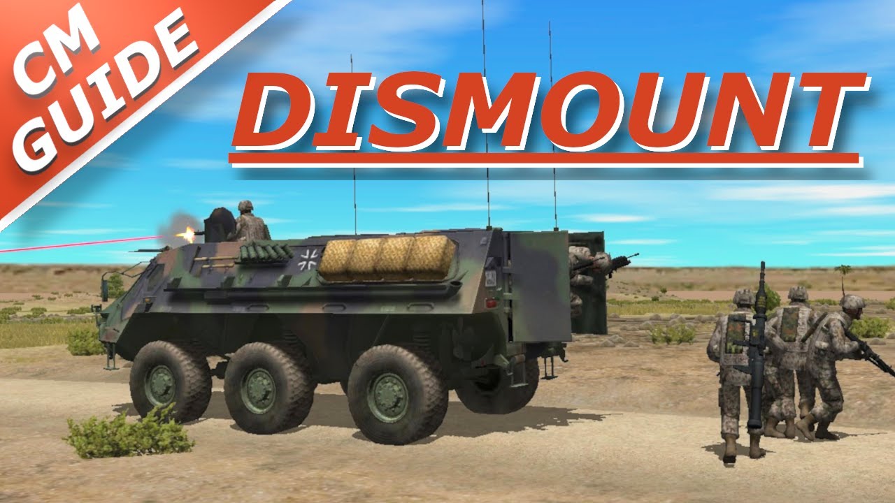 Combat Mission Guide: How to dismount Infantry - YouTube