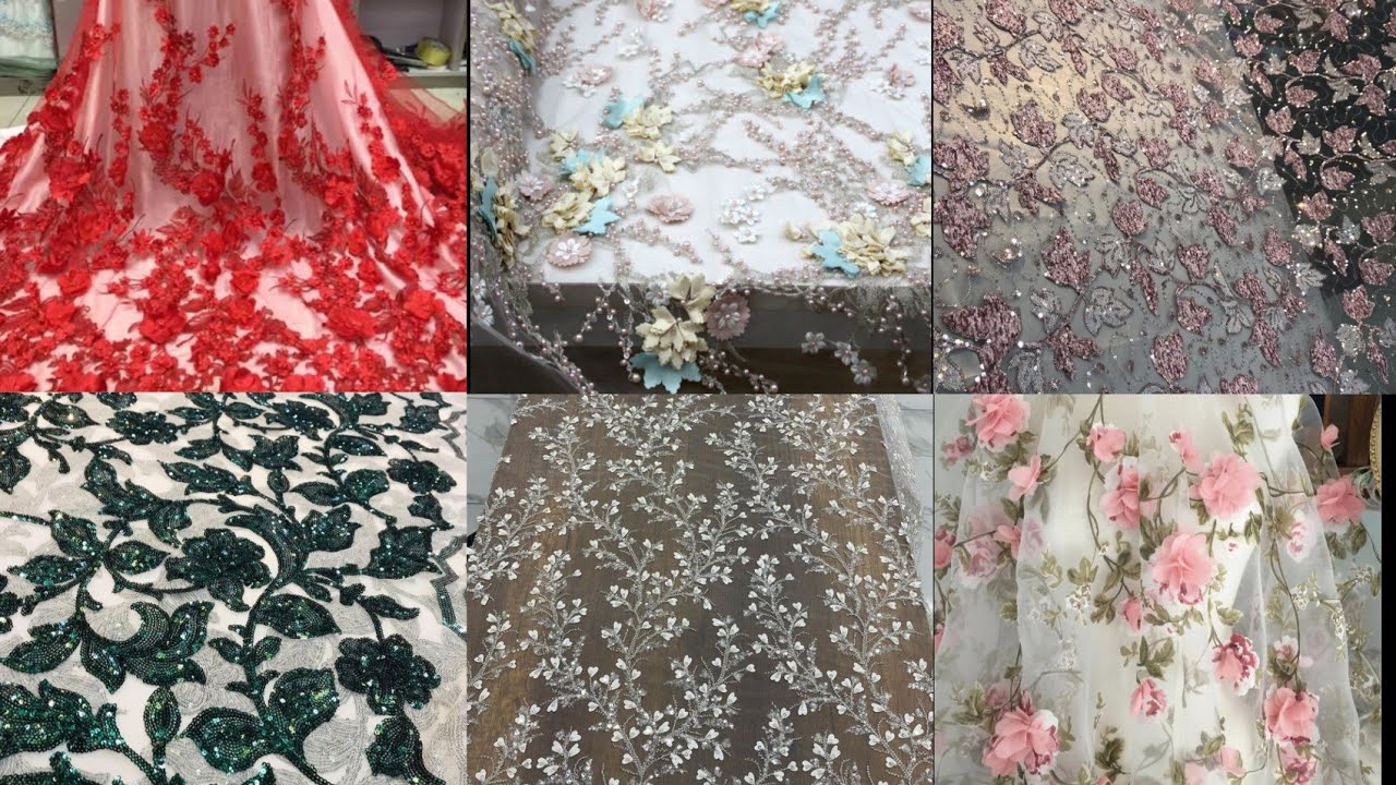 2022 New 🤩//And Designer Net Fabric Designs//most expensive Net fabric ...