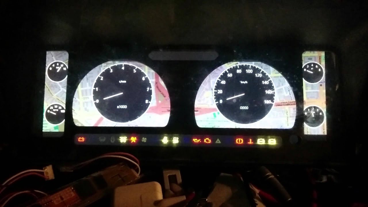car lcd panel #2 - YouTube