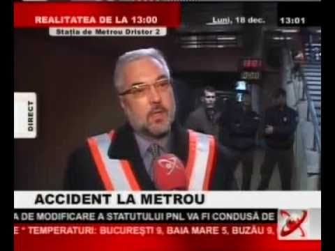 Metrou Stiri - Accident la Metrou - YouTube