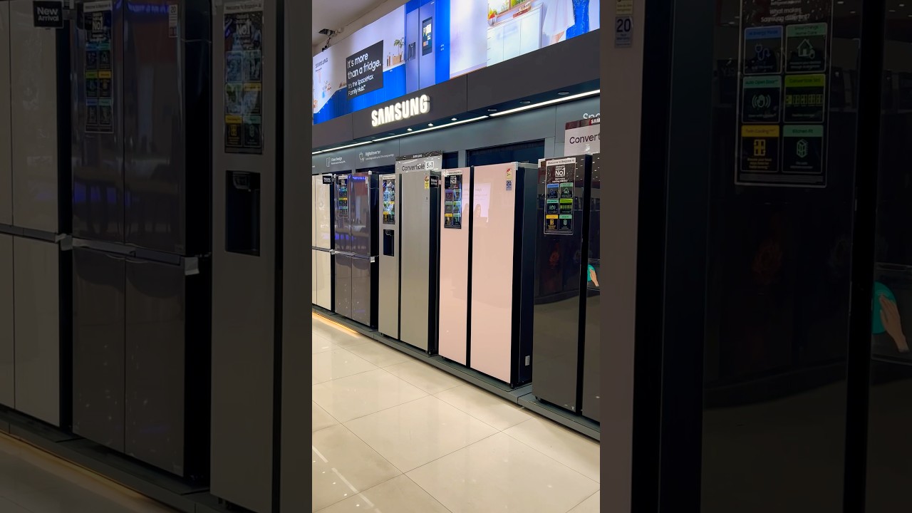 Samsung side by side fridge models 2025 / new fridge - YouTube