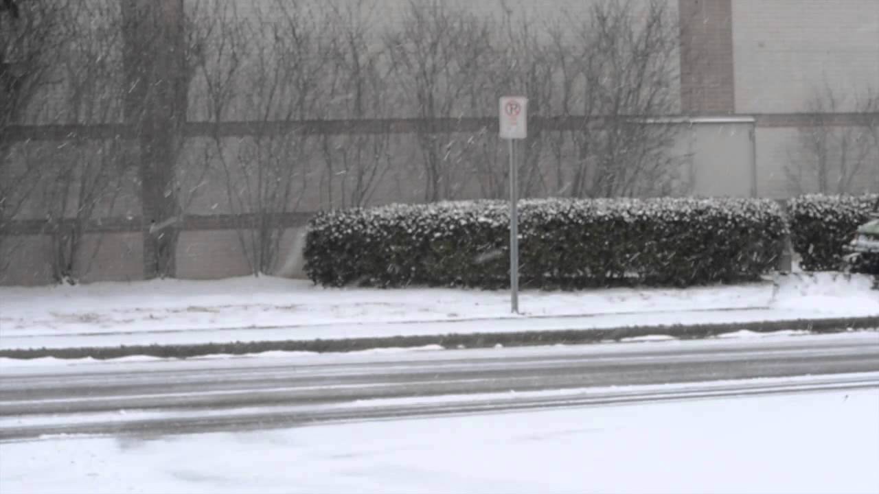 SURPRISE! SNOW! - YouTube