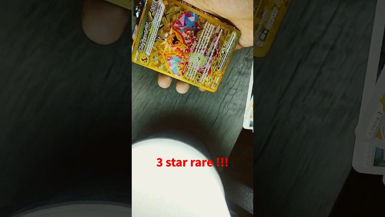 Pokemon obsidian flames triple gold star rare #pokemontcg #pokemon ...