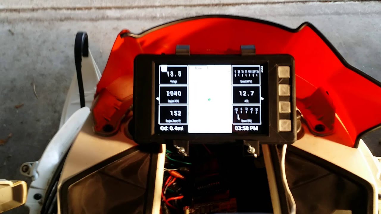 Driver's view of an NS1 Gauge System - YouTube