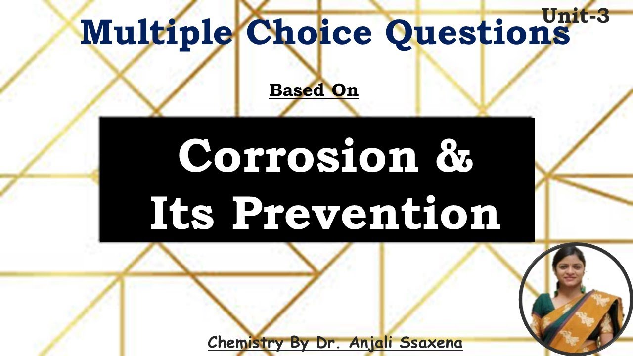 Corrosion objective question and answer || Engineering chemistry unit-3 ...