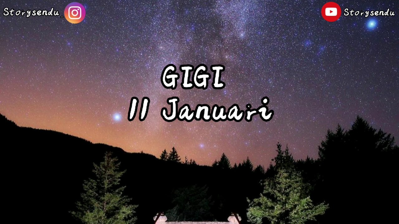 GIGI - 11 Januari lirik (Cover Michella Thea) - YouTube