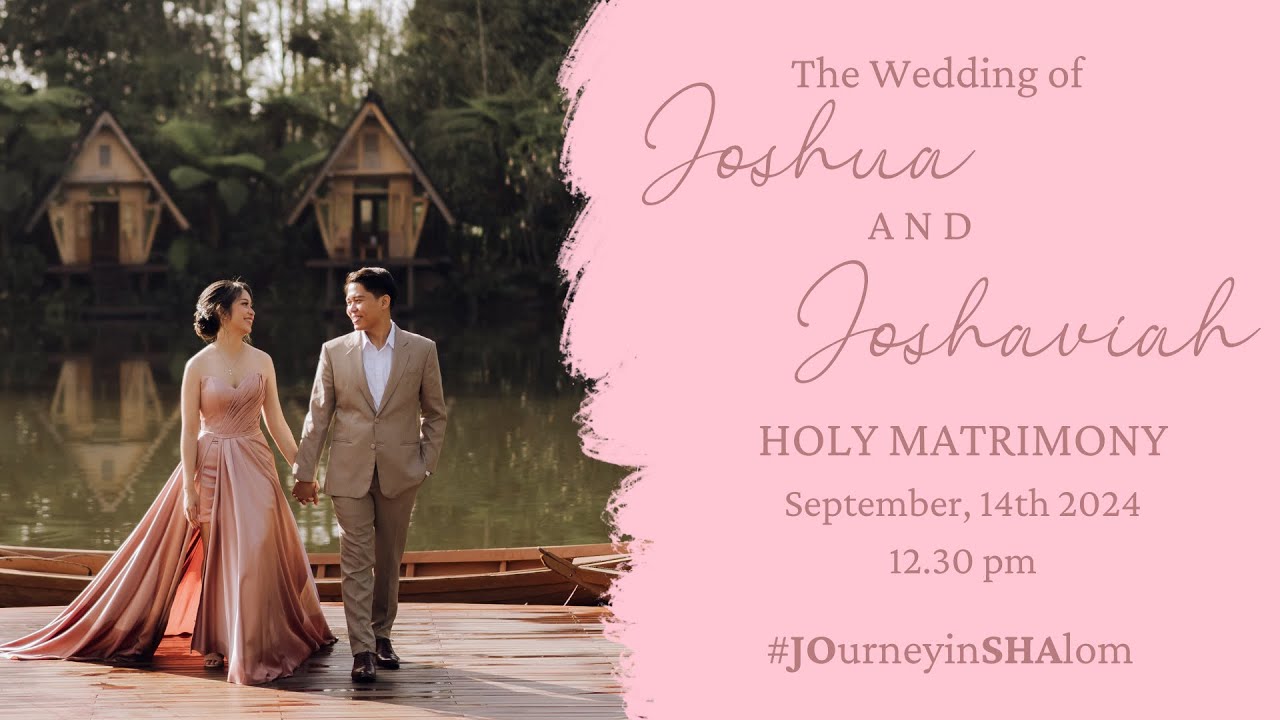 Wedding Reception of Joshua & Joshaviah - YouTube