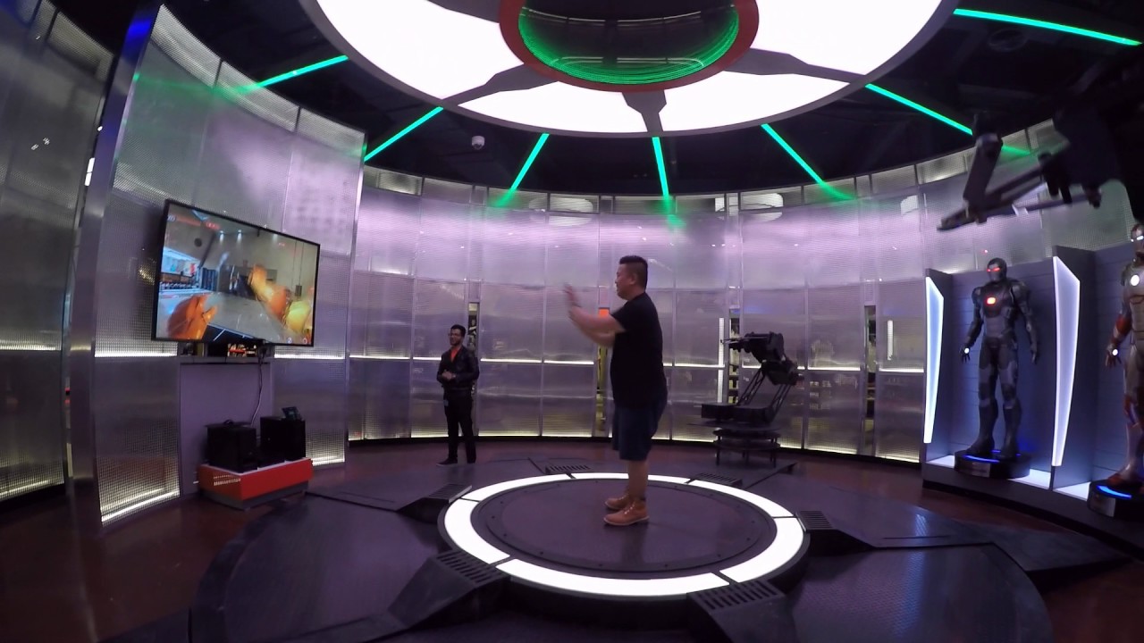 Actual Footage During Simulation: I AM IRON MAN EXPERIENCE IMG Worlds ...